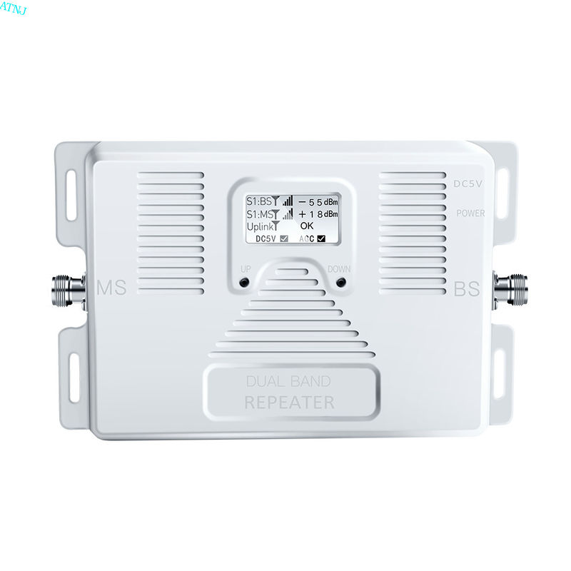 Dual band 1800MHz 2100MHz Booster Amplifier 2G 3G 4G Mobile Phone Signal Repeater