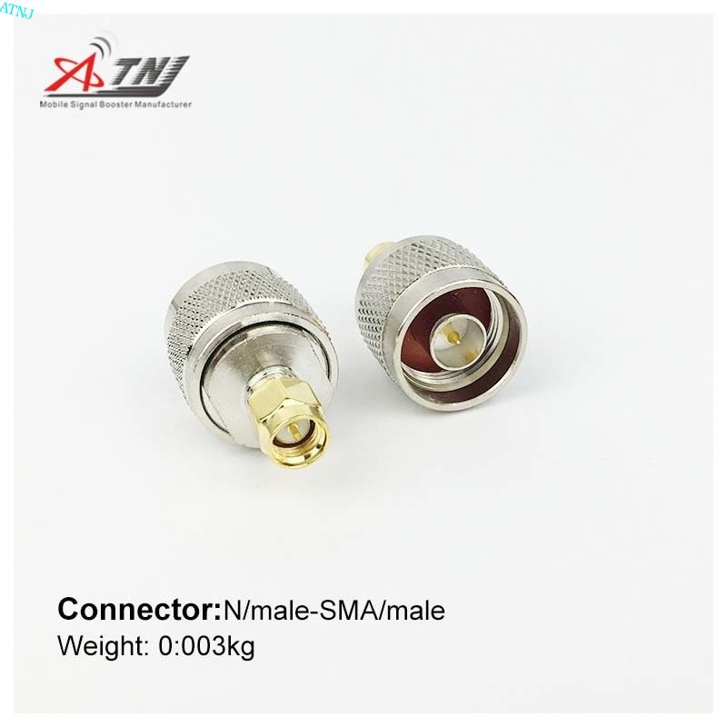 Customized Cell Phone Booster Connectors SMA Male To N Male Type