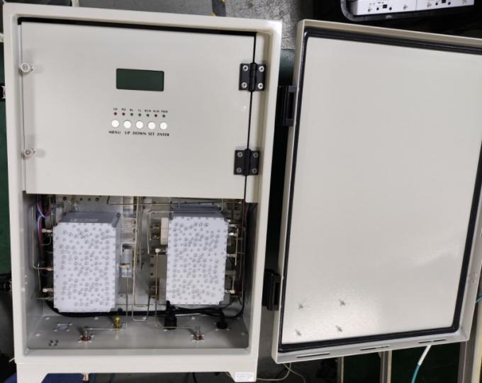 Microwave Frequency-Shifting Repeater System